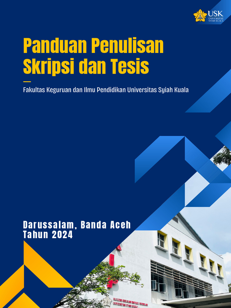 Panduan Penulisan Skripsi FKIP USK - 2024 | PDF