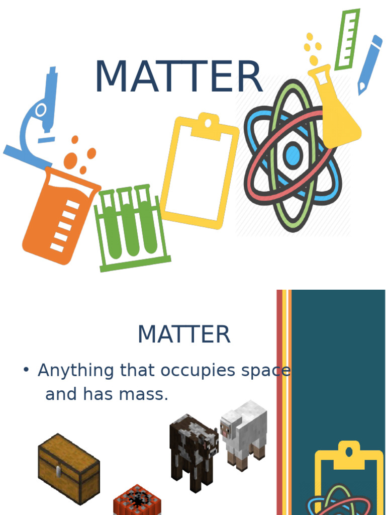 Properties of Matter PPT SHS 1 | PDF