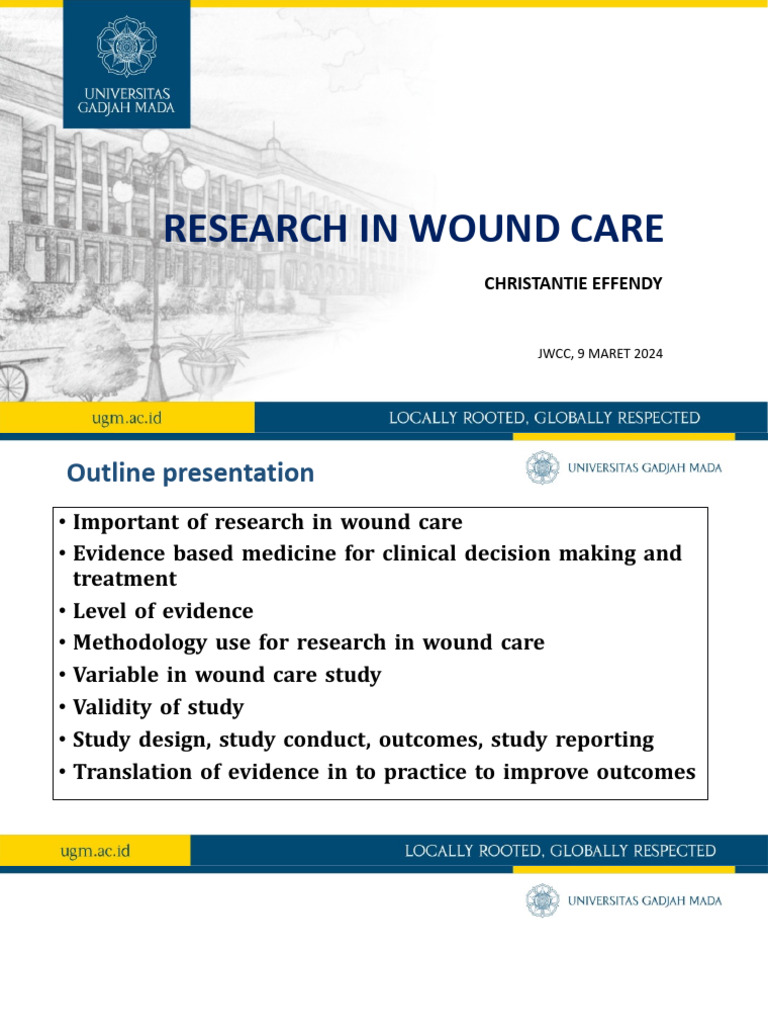 Research in Wound Care | PDF | Wound | Evidence Based Medicine