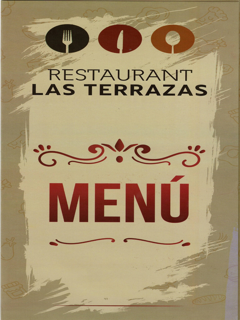 Nuevo Menu Restaurant Las Terrazas | PDF