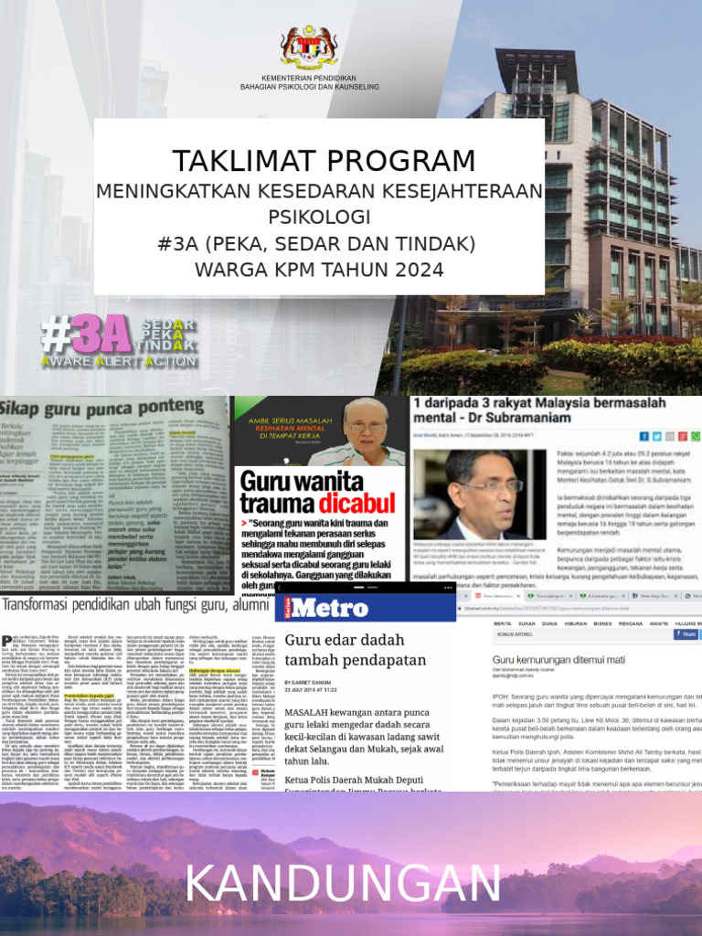 Slide Taklimat Program #3A | PDF