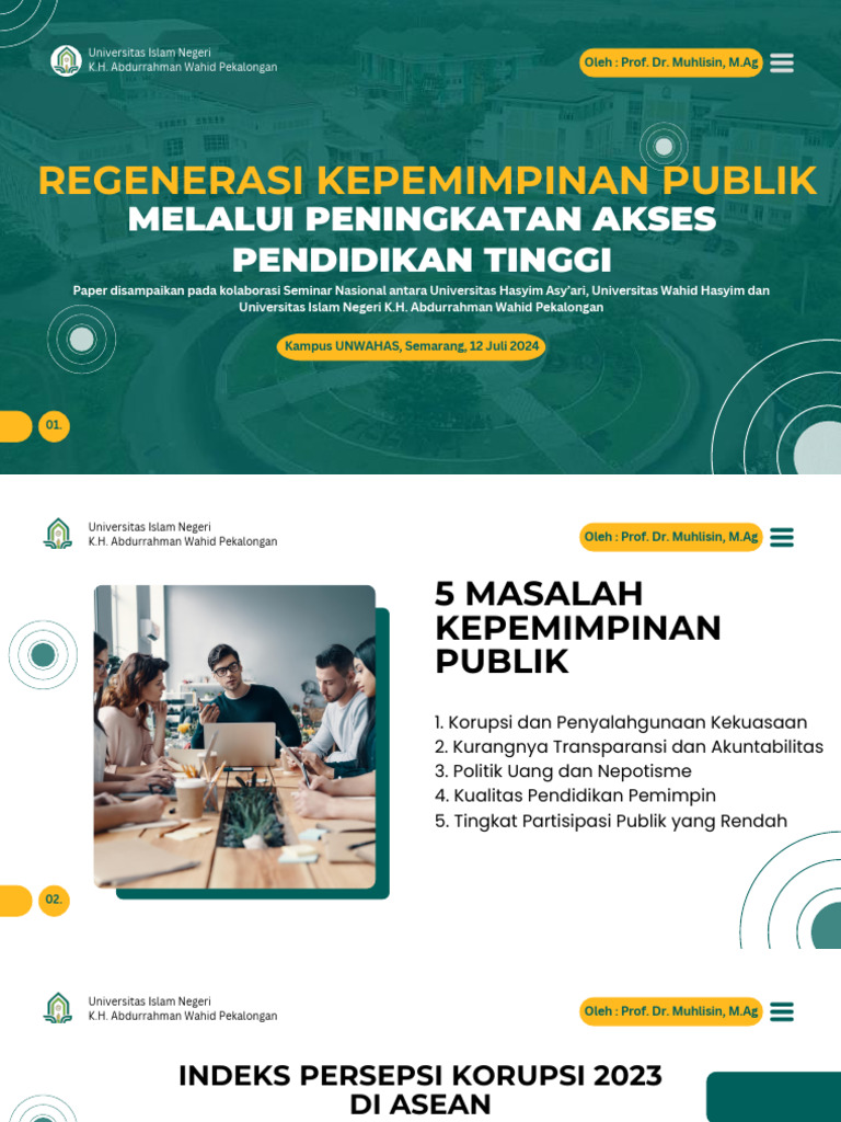 Regenerasi Kepemimpinan Publik Share | PDF
