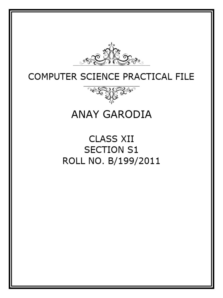Isc Comp Project | PDF Isc Comp Project | PDF