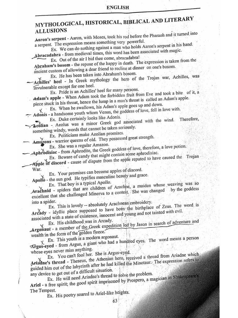 Allusions GE14 1 | PDF