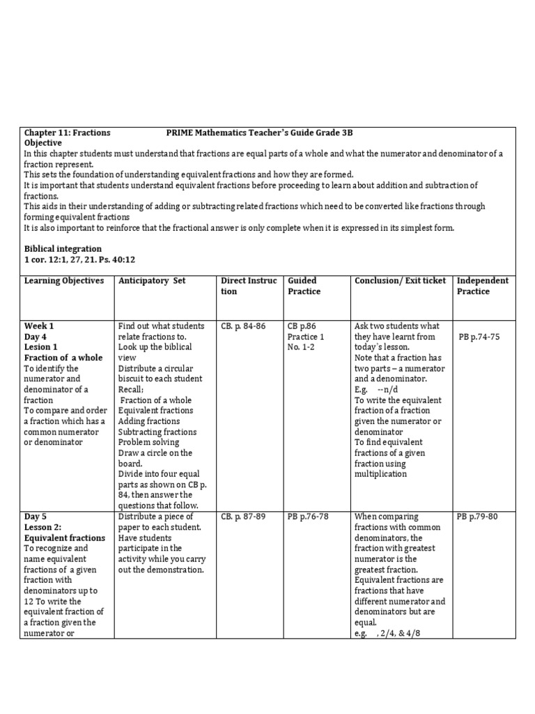 TERM 3 G3 Lesson Plan 2023 | PDF
