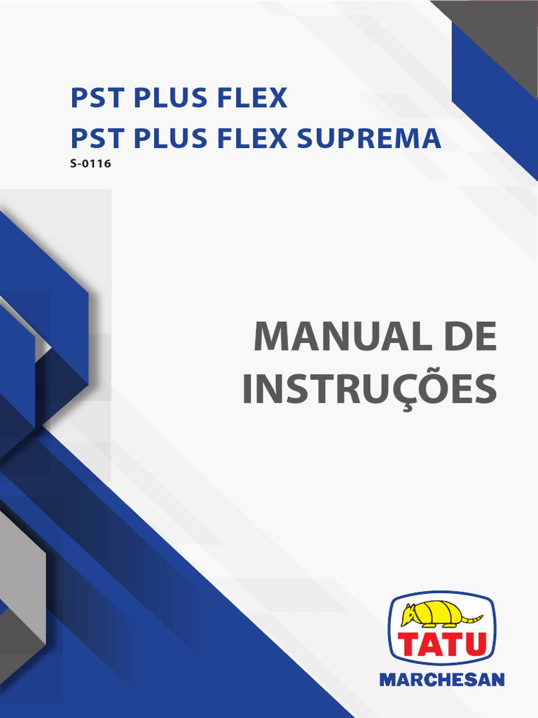 Manual Operacional - PST PLUS FLEX-PST PLUS FLEX SUPREMA | PDF | Trator | Pneu