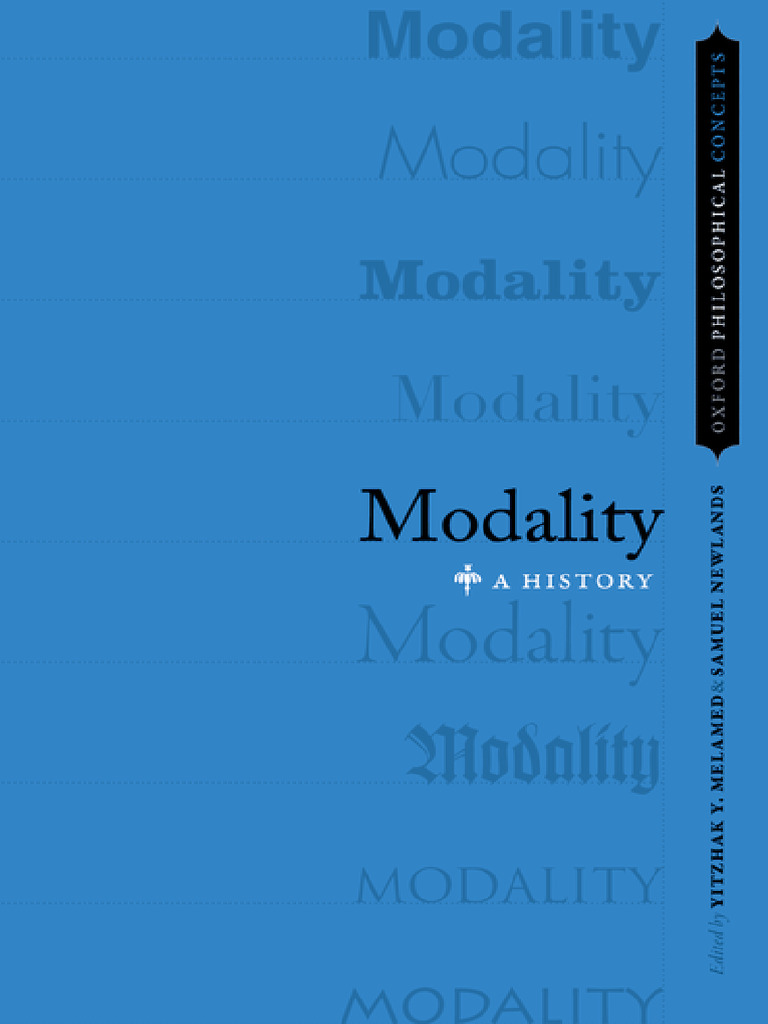 Yitzhak Y. Melamed (Editor), Samuel Newlands (Editor) - Modality - A ...