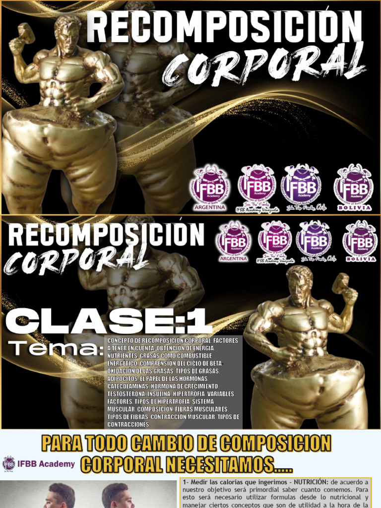 Clase 1 Recomposicion Corporal | PDF