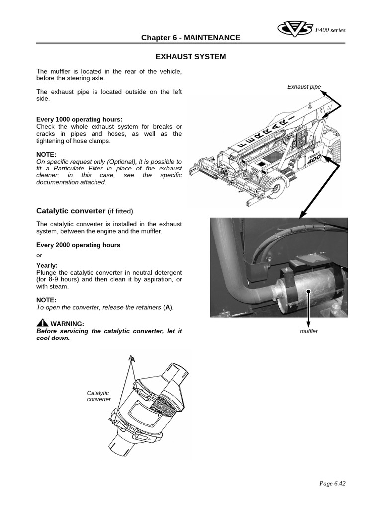 Cap6.2 Manutenzione F400 E | PDF
