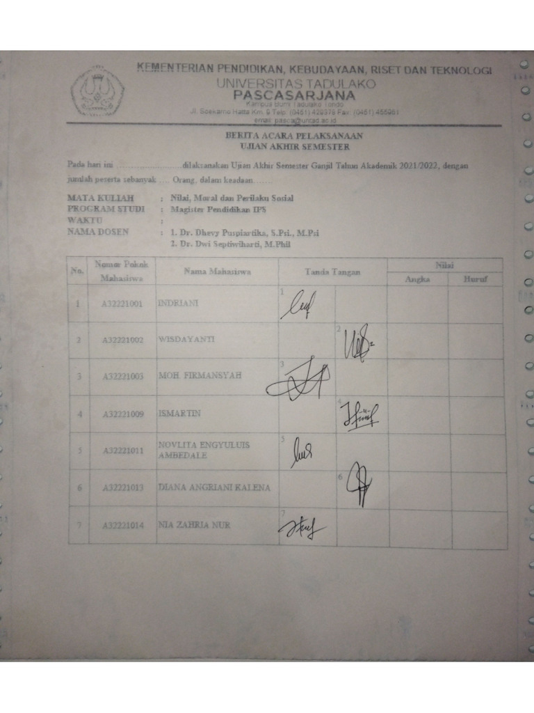 DPNA MK Nilai, Moral Dan Perilaku Sosial | PDF