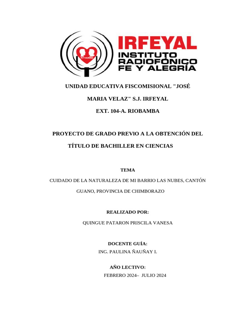 Proyecto Quingue | PDF