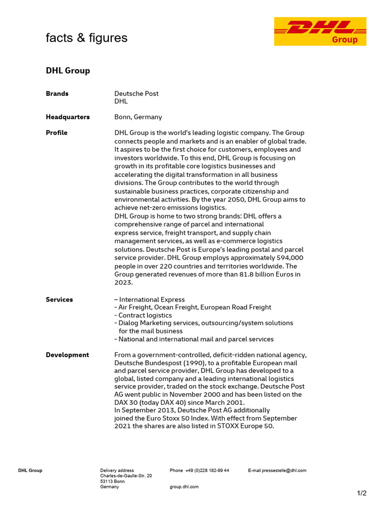 fact-sheet-dhl-group | PDF