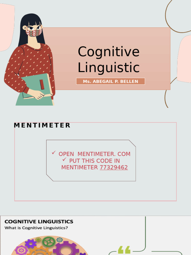 Cognitive Linguistic | PDF
