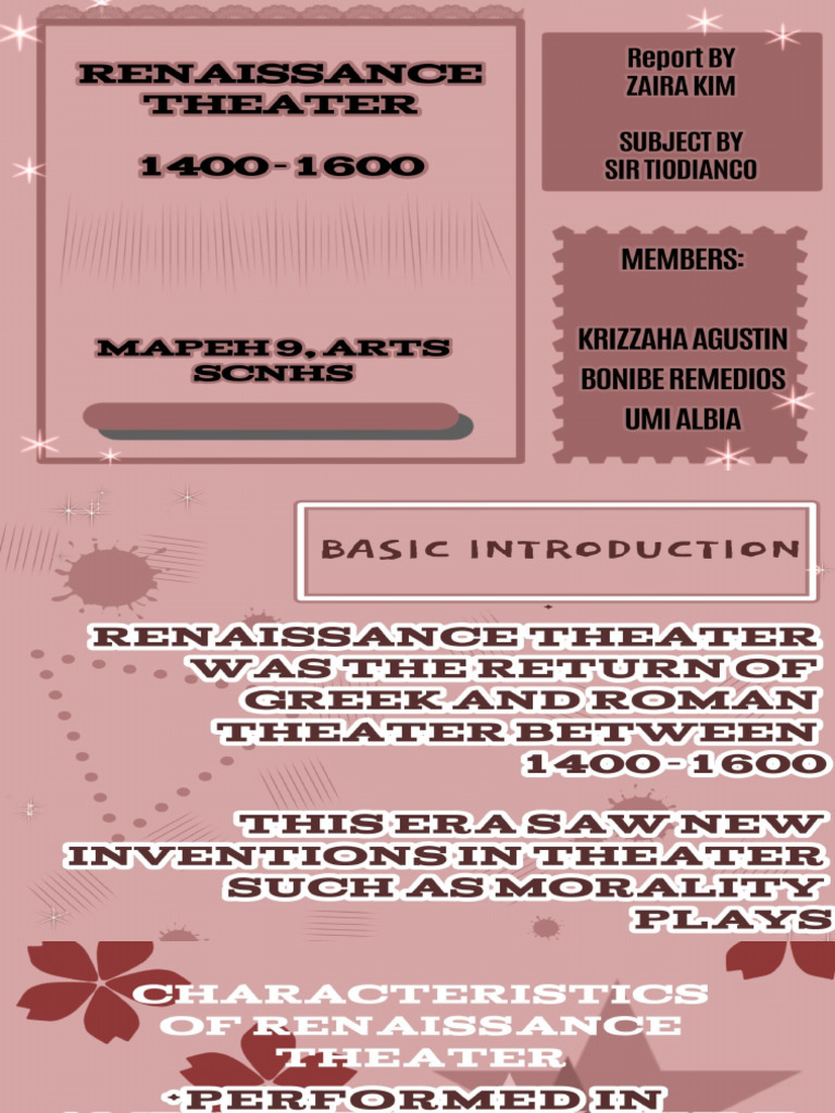 Renaissance Theatere | PDF