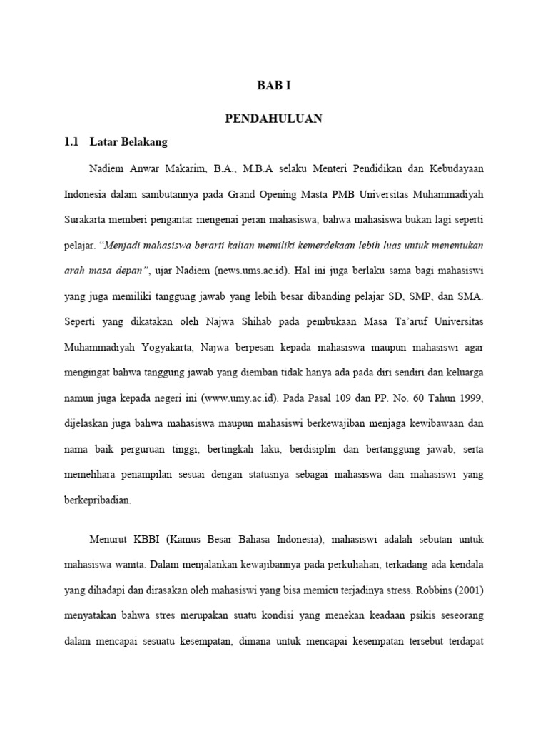 Aspek Stress Akademik | PDF