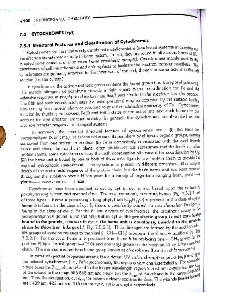 Cytochrome | PDF