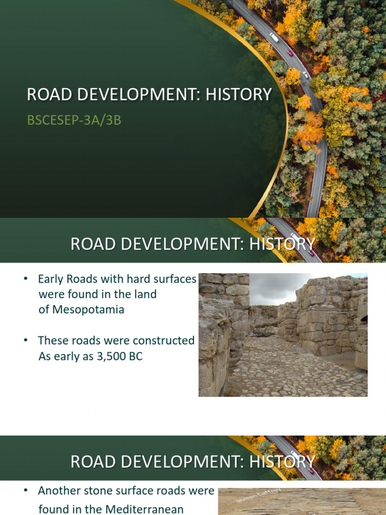 Week 2 History of Roads | PDF