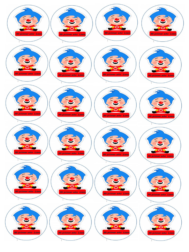 Plim Plim Stickers Personalizados | PDF