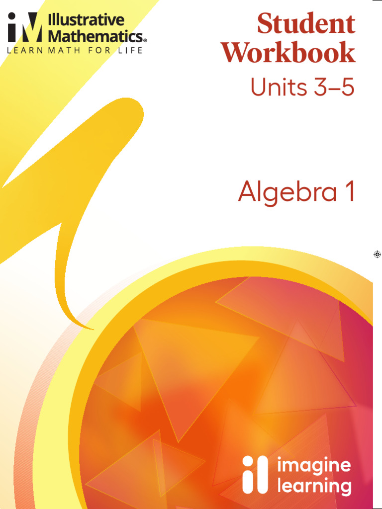 Algebra Student Workbook Unit 3-5 | PDF