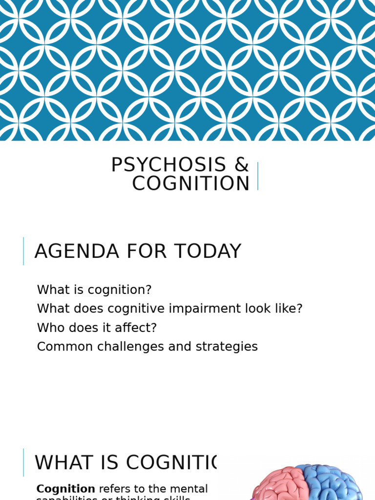 Cognition Presentation EPI | PDF | Psychosis | Attention