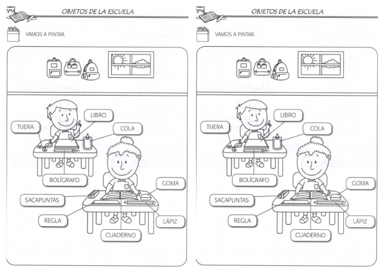 Objetos de La Escuela | PDF