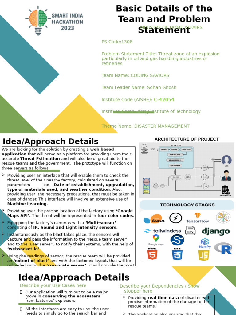 Smart India Hackathon 2023 | PDF