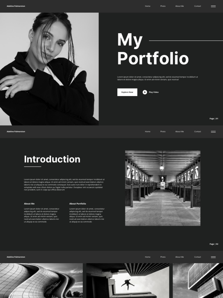 Adeline Palmerston's Portfolio Overview | PDF