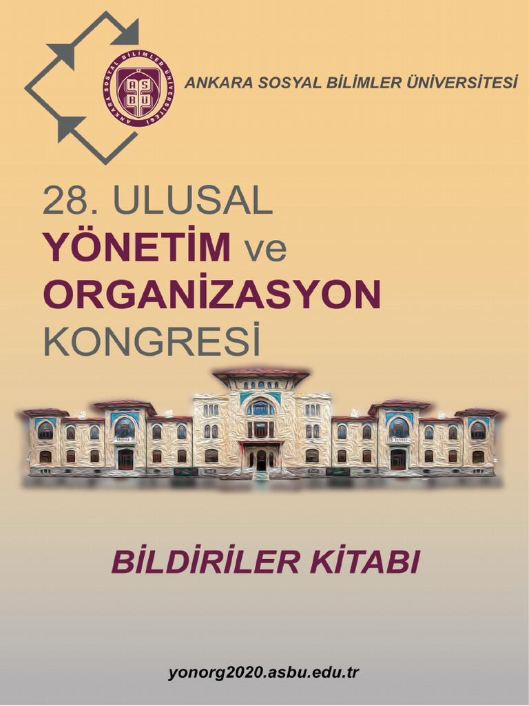 28 Ulusal Yonetim Ve Organizasyon Kongre | PDF