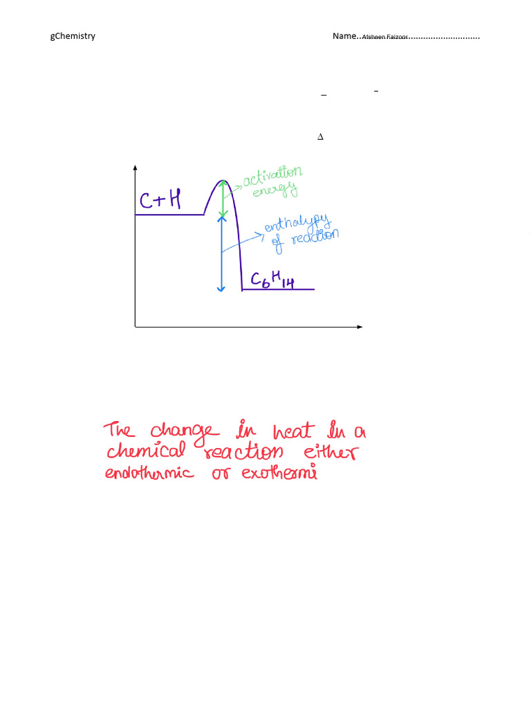 Enthalpy Questions | PDF