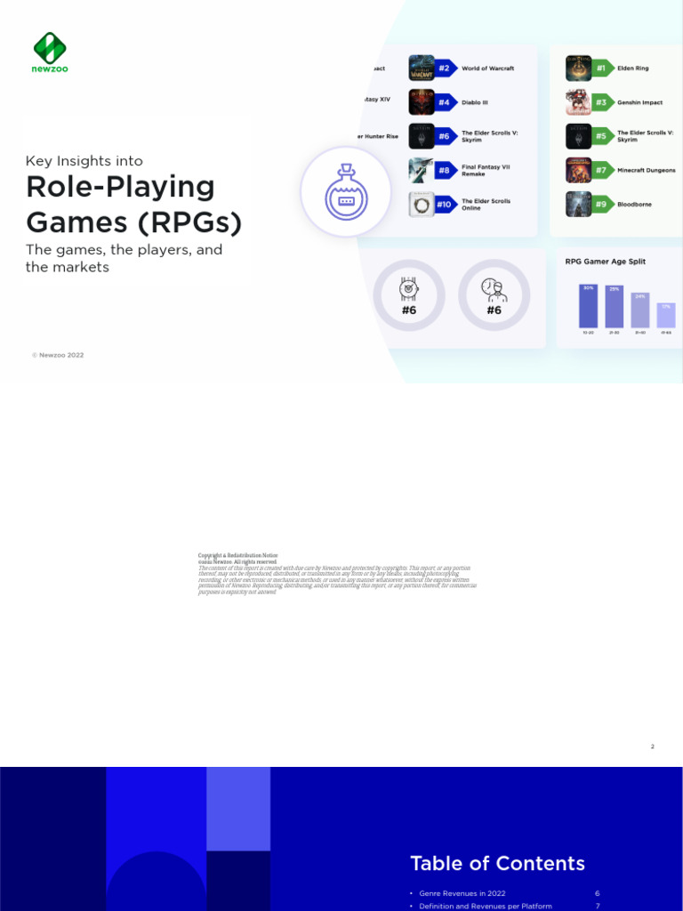 Expert Genre Report - RPGs | PDF