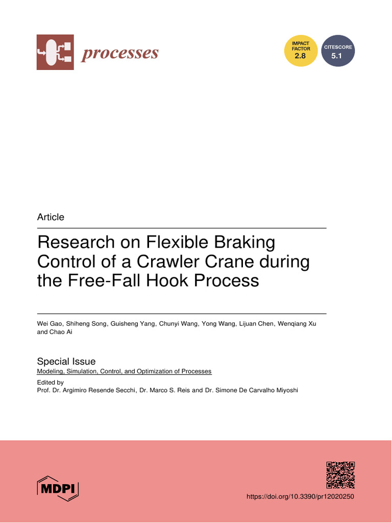 Processes 12 00250 With Cover | PDF