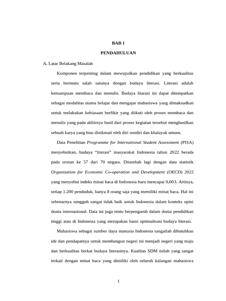Bab 1 Skripsi Fajar | PDF