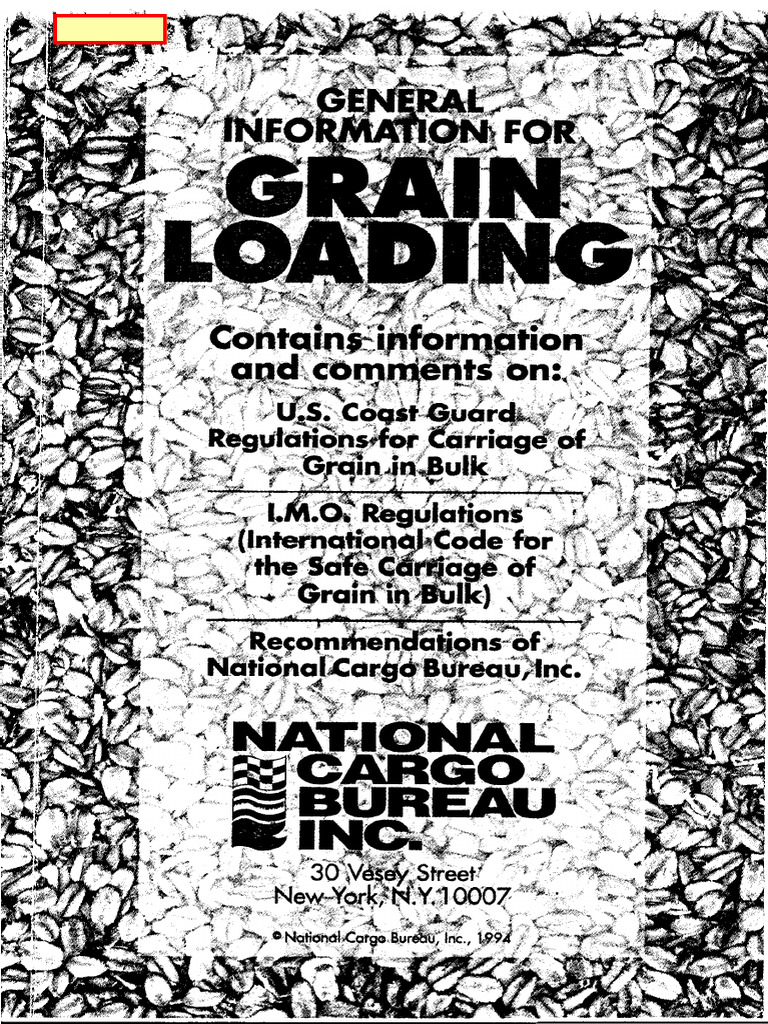 Grain Loading USA (Edition 1994) | PDF