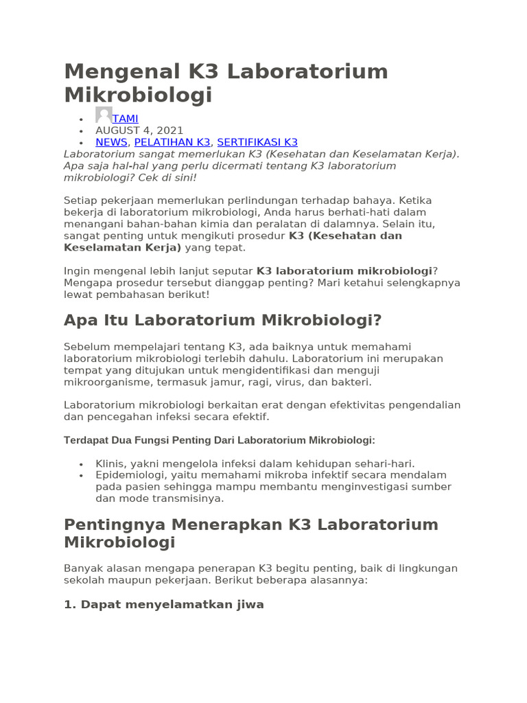 Lab Microbiology | PDF | Self-Improvement | Science & Mathematics