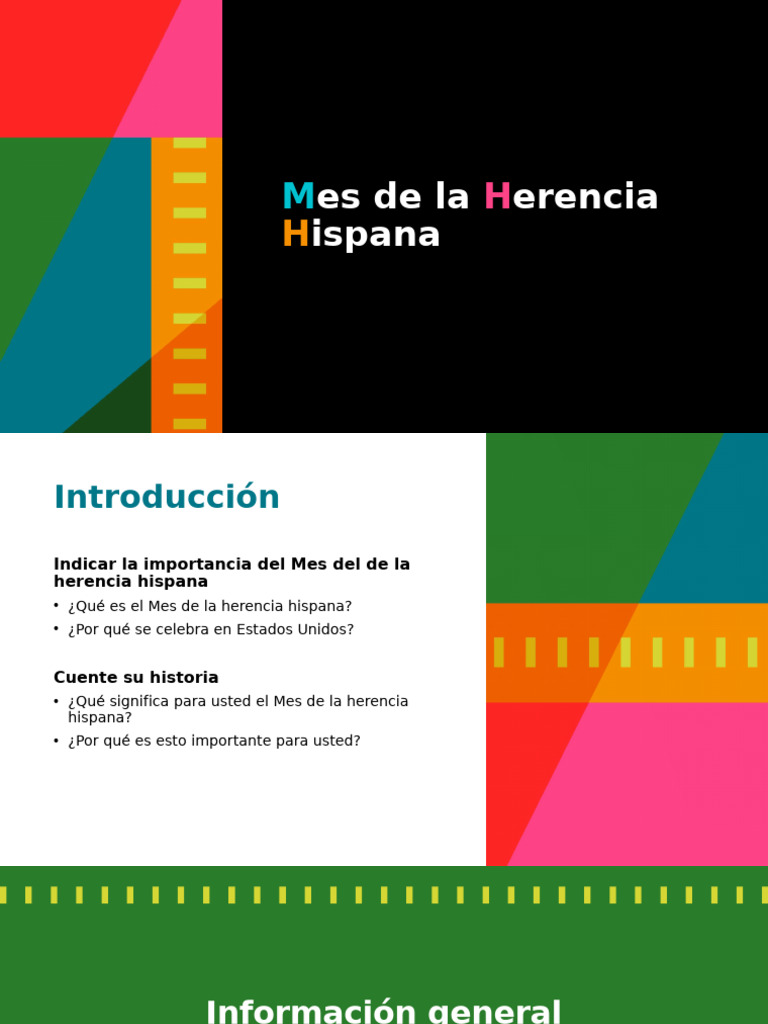 Importancia del Mes de la Herencia Hispana | PDF | Lengua española