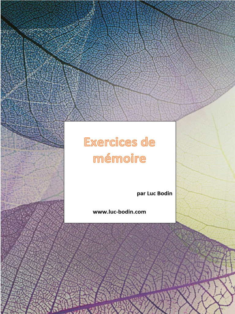 Ebook Exercices de Memoire | PDF