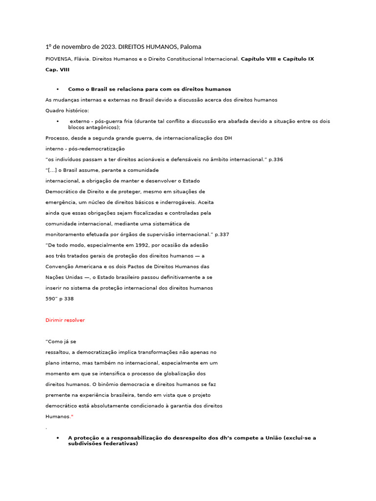 Direitos Humanos | PDF | Política | Derecho