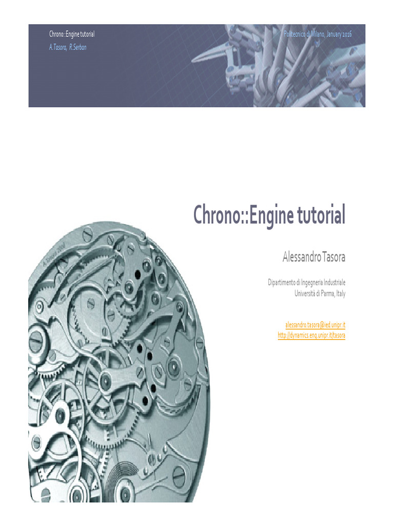 Lecture Chrono Tutorial | PDF