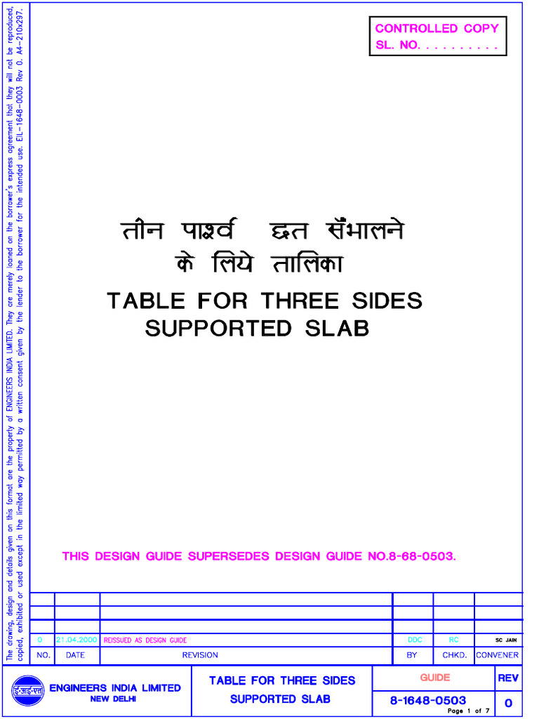 3sides Slab | PDF