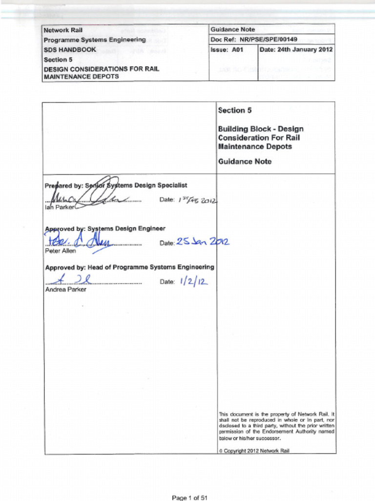 Design Guidance For Rail Maintenance Depots | PDF