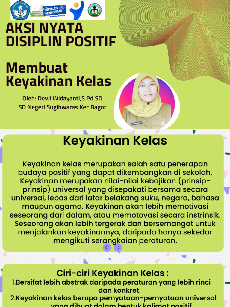 Aksi Nyata Disiplin Positif Dewi Widayanti - Compressed | PDF