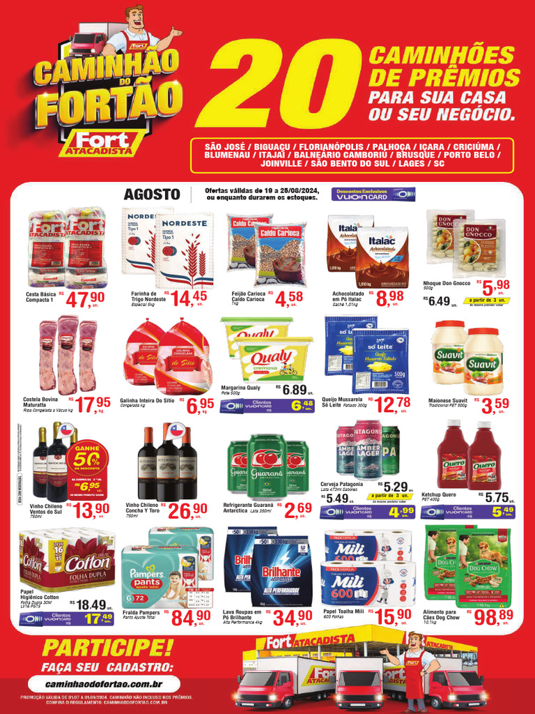 CORRETO SC - Tabloide 3ed Agosto - 19 A 25 - 08 - 24 - Regional 1 | PDF | Alimentos