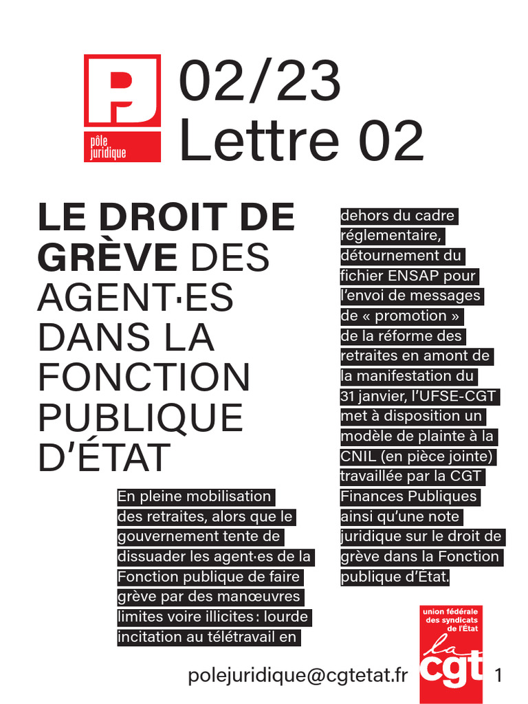 2023 02 Lettre 2 | PDF