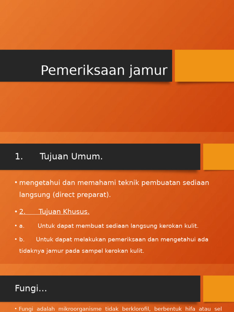 Pemeriksaan Jamur | PDF