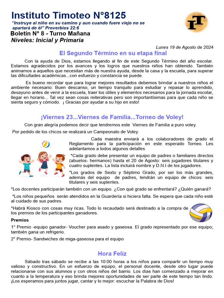Boletin 8 TM2024 | PDF