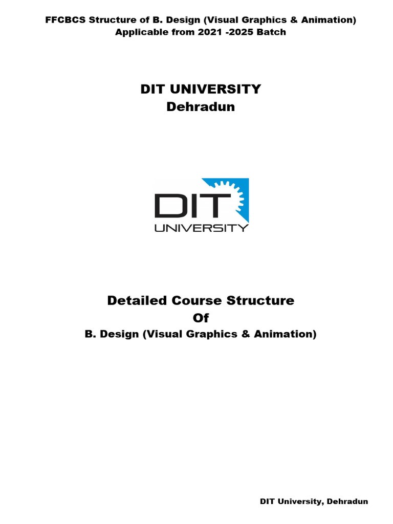 2082imguf FFCBCS Syllabus Animation | PDF