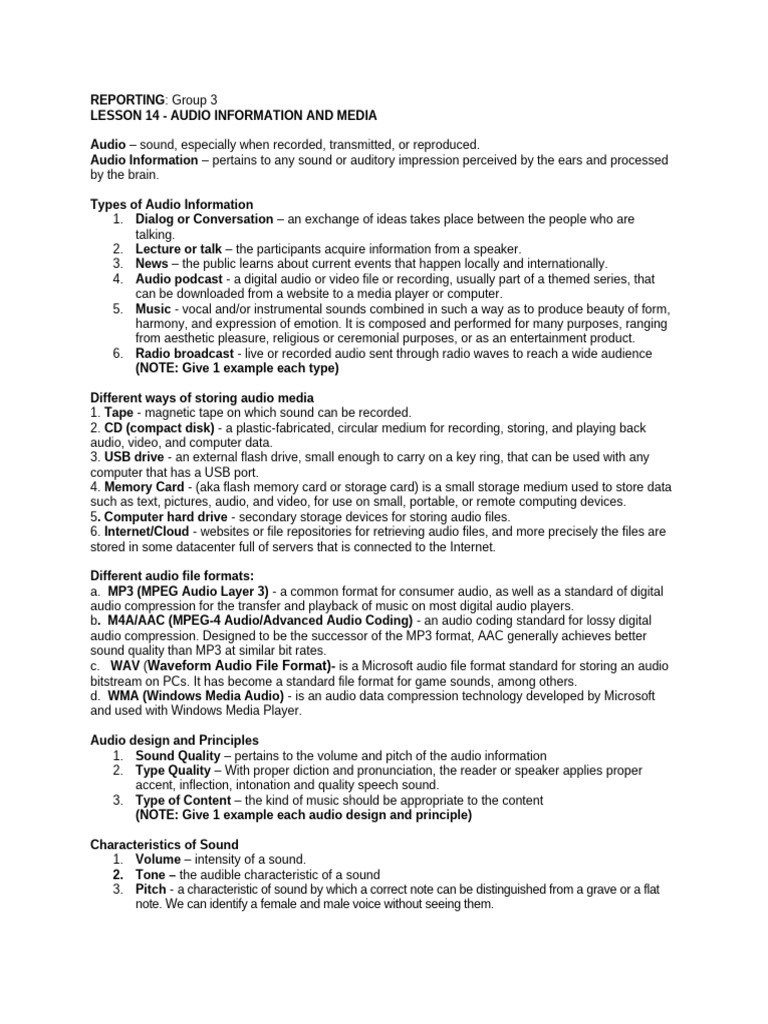 Reporting Group 3 Pdf