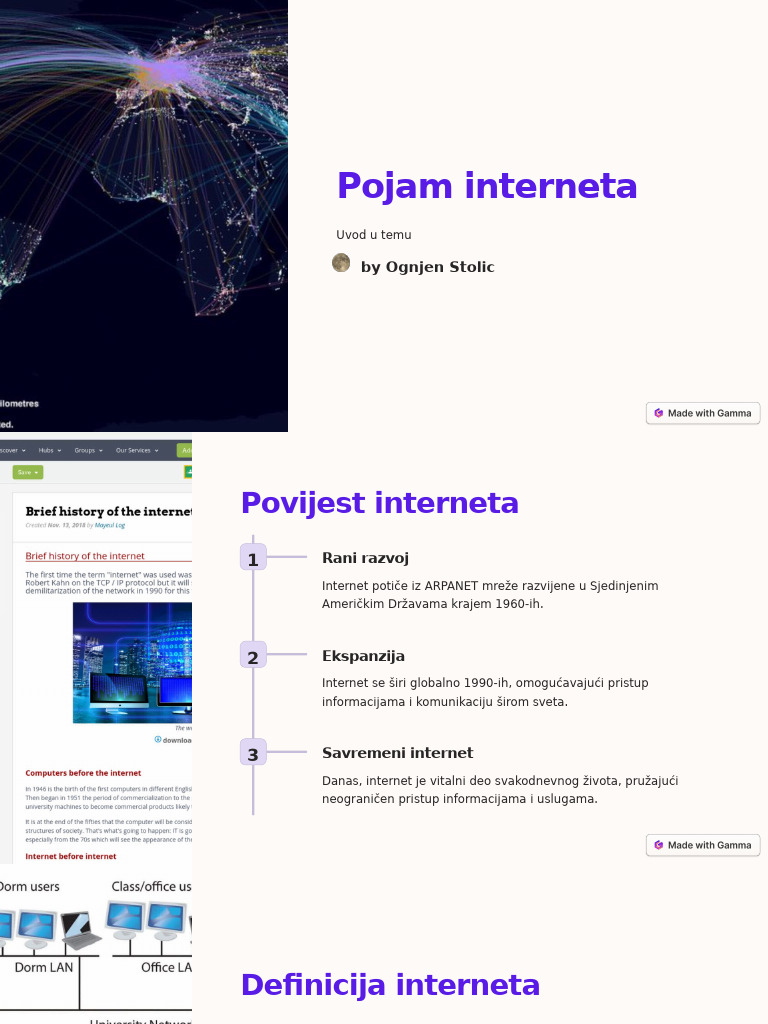 Pojam Interneta | PDF