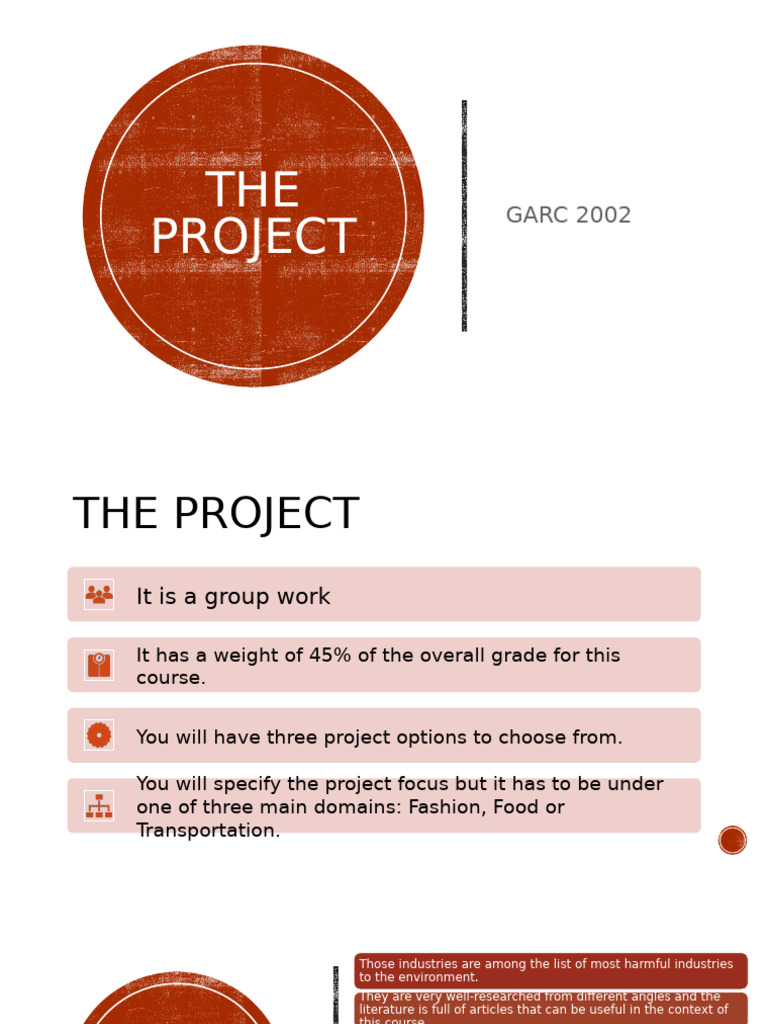 The Project - Intro Slides | PDF