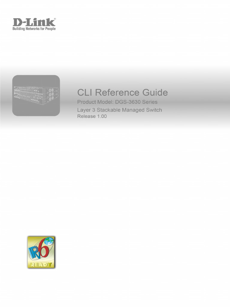 DGS3630 Series CLI Reference Guide v100W | PDF